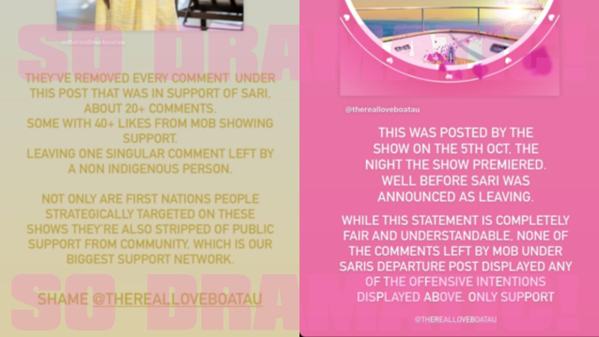 The Real Love Boat Slammed for “Targeting” First Nations People