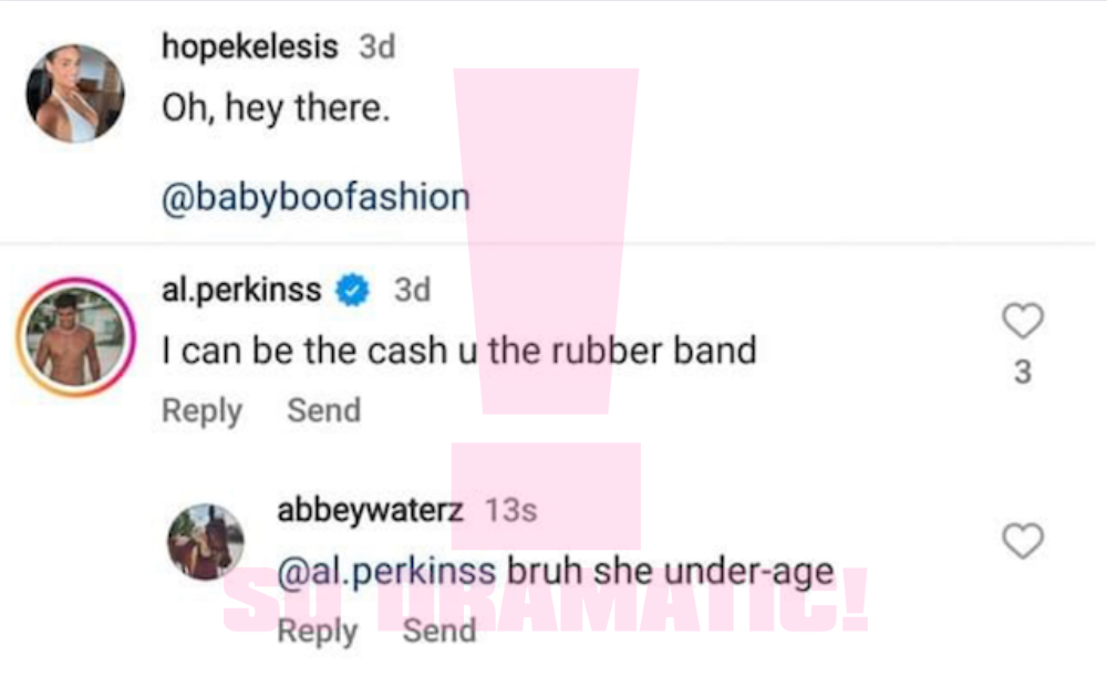 Al Perkins receives backlash for 'kissing' 17-year-old TikTok star