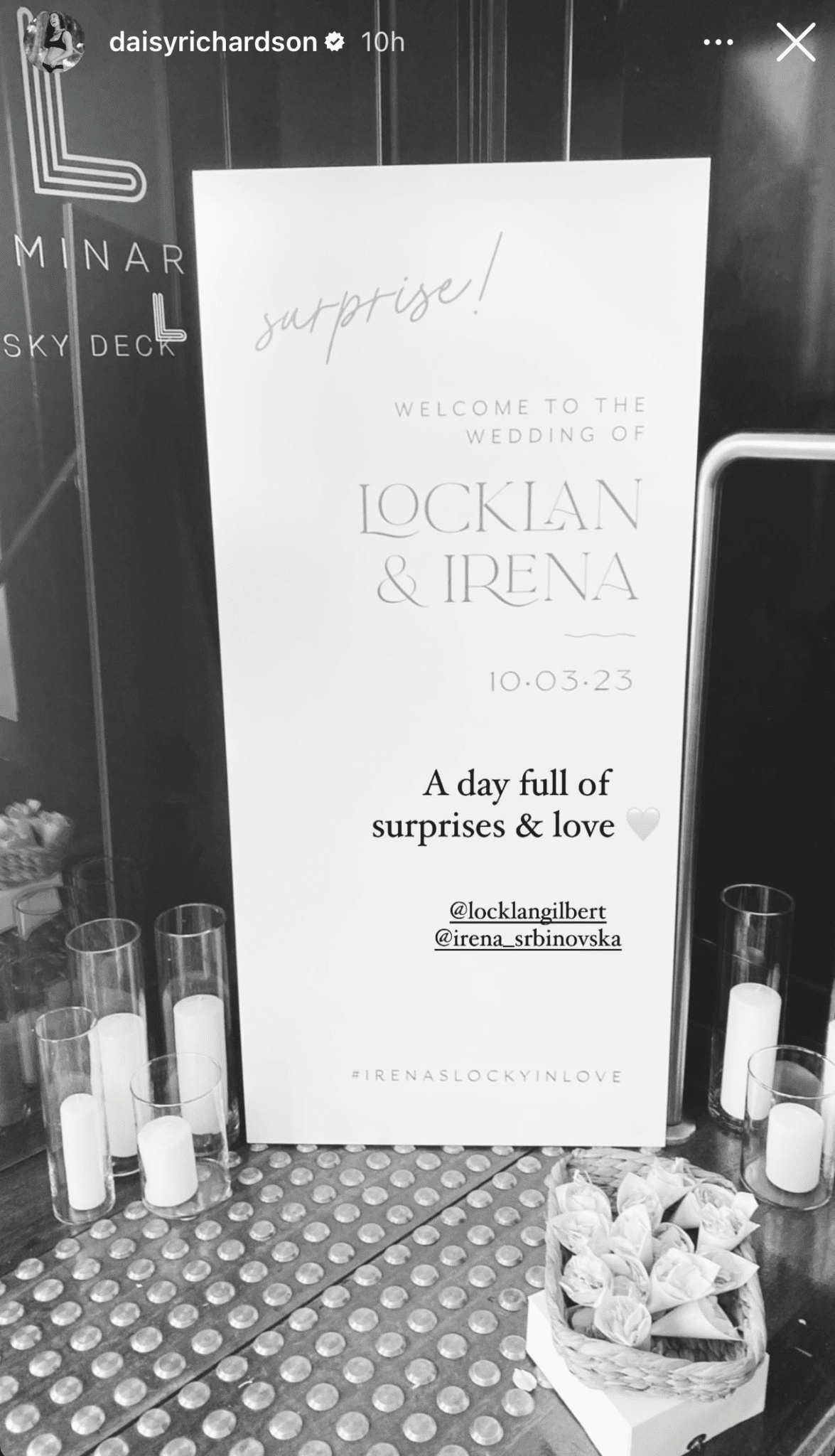 Just married: The Bachelor's Locky and Irena's surprise wedding