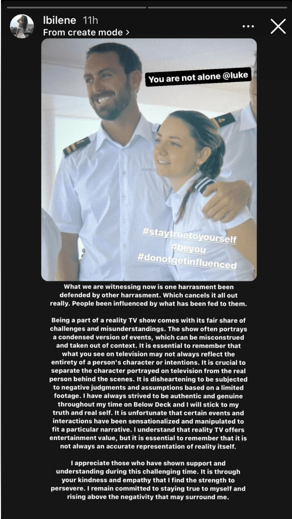 Below Deck Down Under's Laura Bileskalne SLAMS show