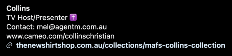 MAFS 2024: Collins Christian announces TWO new career moves