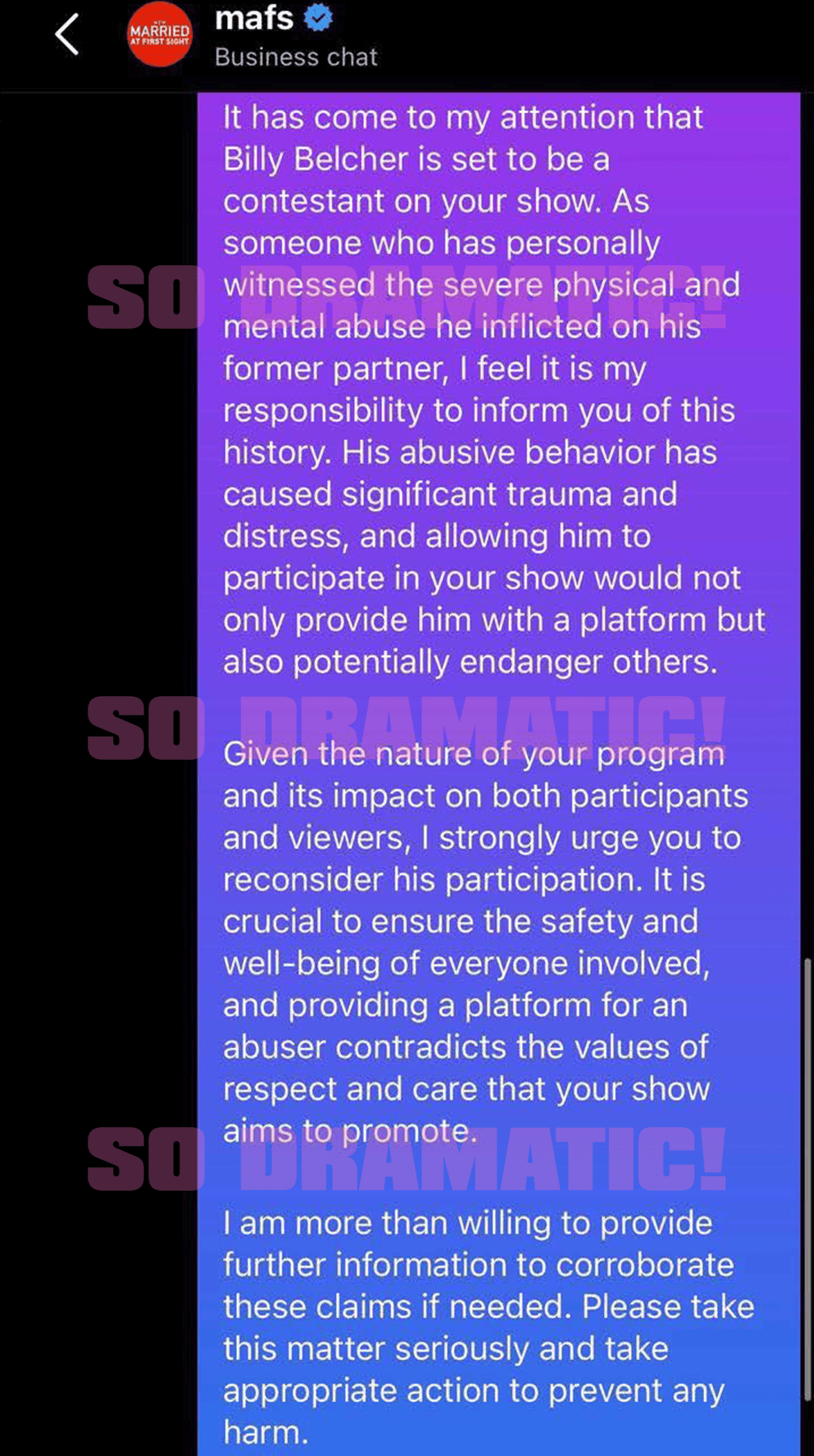 MAFS' Billy Belcher's criminal past and abuse allegations revealed